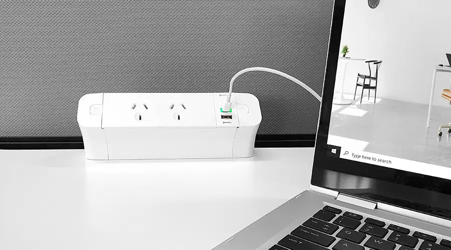 Pace Desktop Power Rail – Future Office Interiors